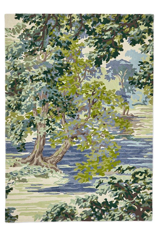 SANDERSON ANCIENT CANOPY FOREST GREEN 146708 – Aladdin Rugs NZ