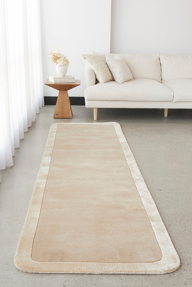 Hand-Tufted NZ Wool & Viscose Husk Runner Rug – Aladdin Rugs NZ