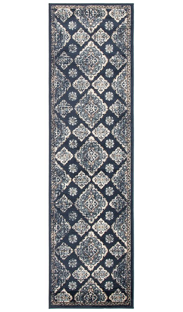 Asmita Timeline Navy Rug – Aladdin Rugs NZ