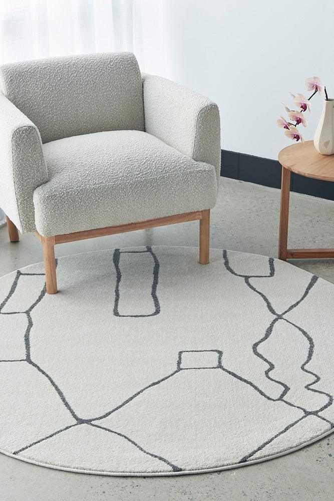 Artin Amy Grey Round – Aladdin Rugs NZ