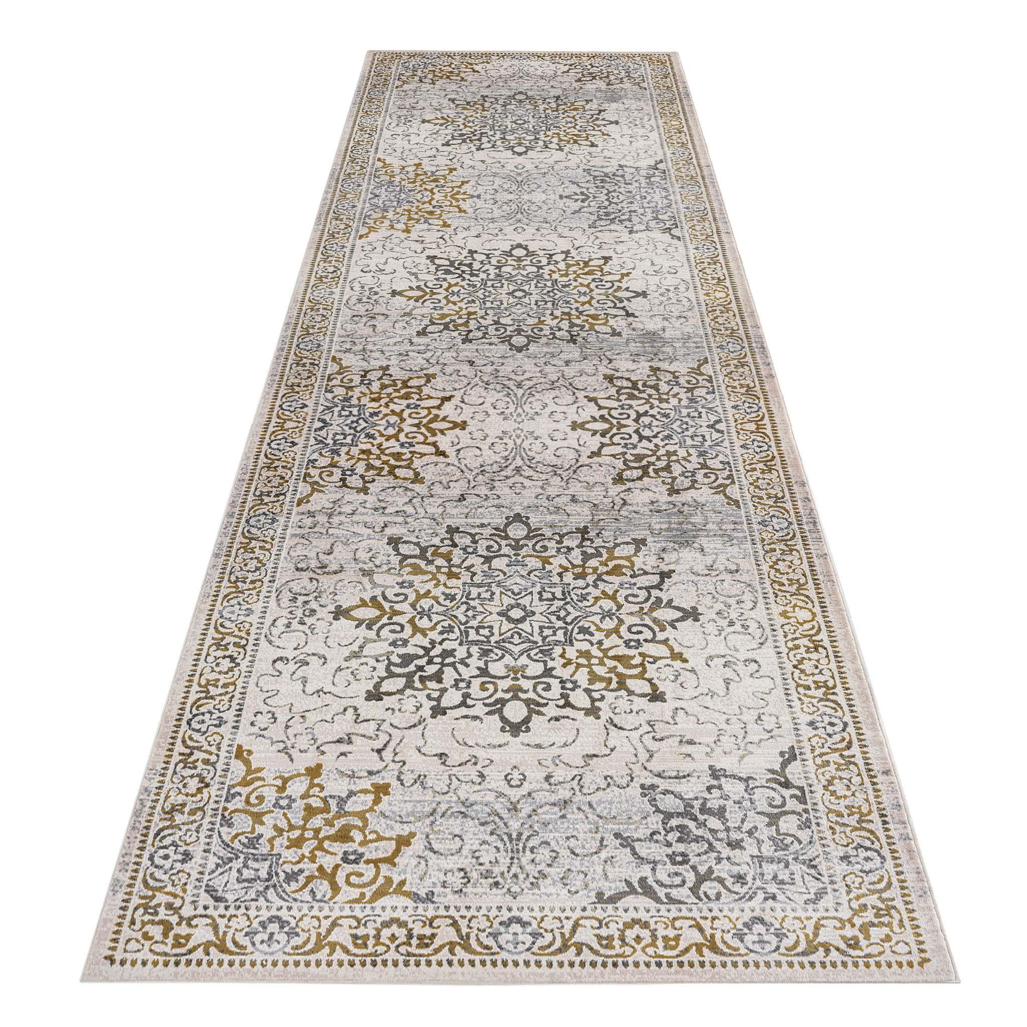 Sahar Vintage 892 Gold Hallway Runner – Aladdin Rugs NZ